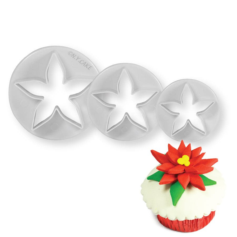Calyx Poinsettia Cutter Large — NYCake.com
