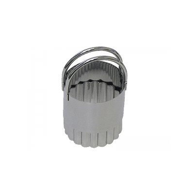 Fluted Biscuit Round Cookie Cutter-Stainless Steel 1 1/2 Inch — NYCake.com
