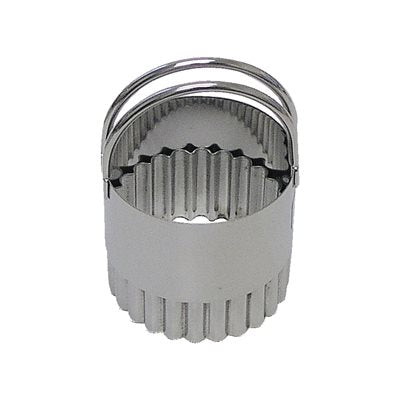 Fluted Biscuit Round Cookie Cutter -Stainless Steel 2 Inch — NYCake.com