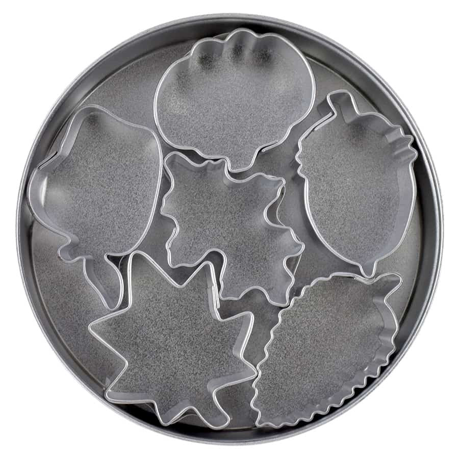 Mini Leaf Cookie Cutters 6pc — NYCake.com