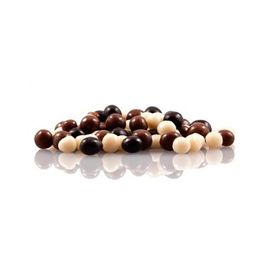 Trio Crispy Pearls 6mm (Dark, Milk, White Chocolate) — NYCake.com