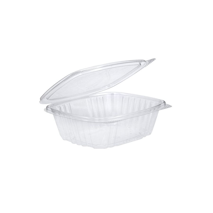 Rectangular Clear Plastic Hinged Container 4 Ounce — NYCake.com