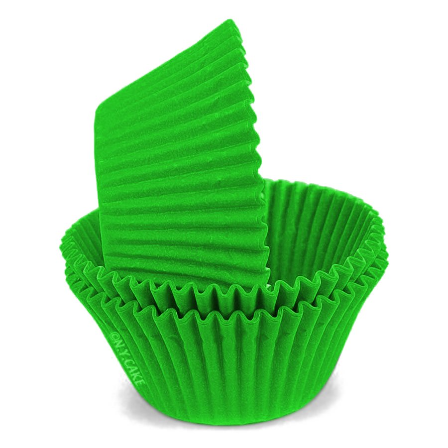 Green Jumbo Cupcake Baking Cup Liner — NYCake.com
