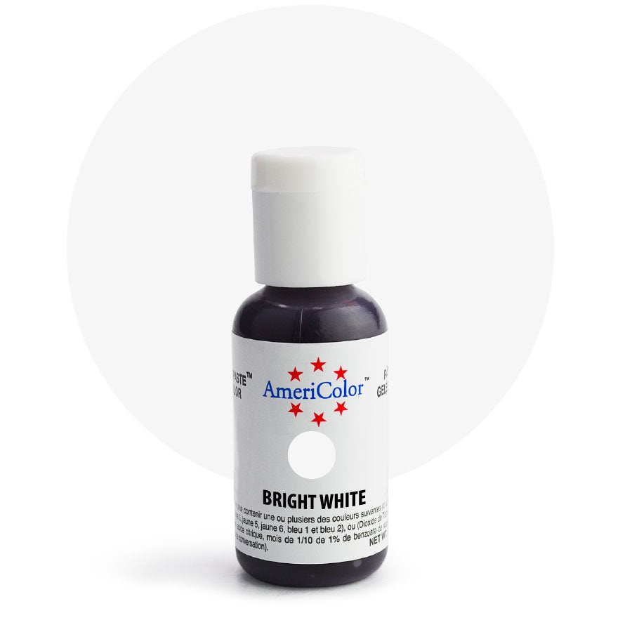 Bright White Gel Paste .75 Ounces By Americolor — NYCake.com