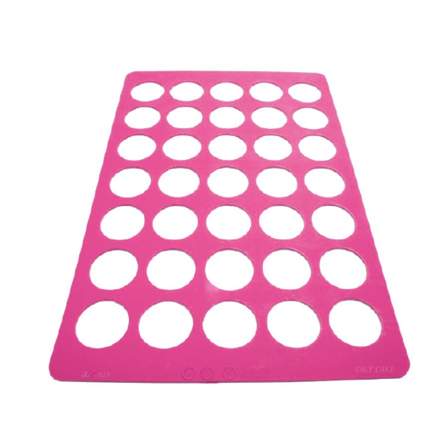 Round Chocolate Stencil | Chablon Tuile Cake Decorating Tool — NYCake.com