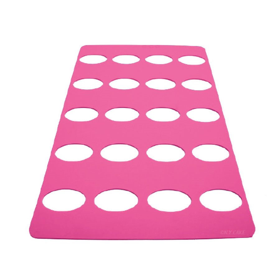 Oval Chocolate Stencil | Chablon Tuile Cake Decorating Tool — NYCake.com