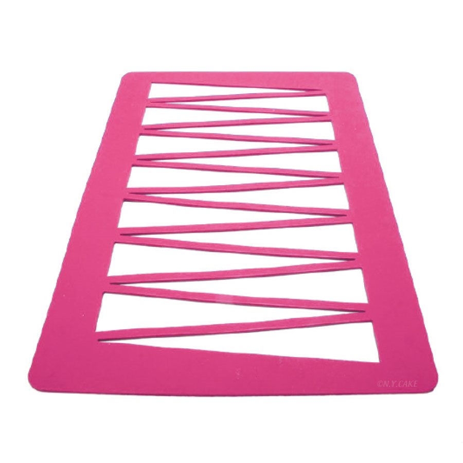 Triangle Shape Chablon Tuile Stencil — NYCake.com