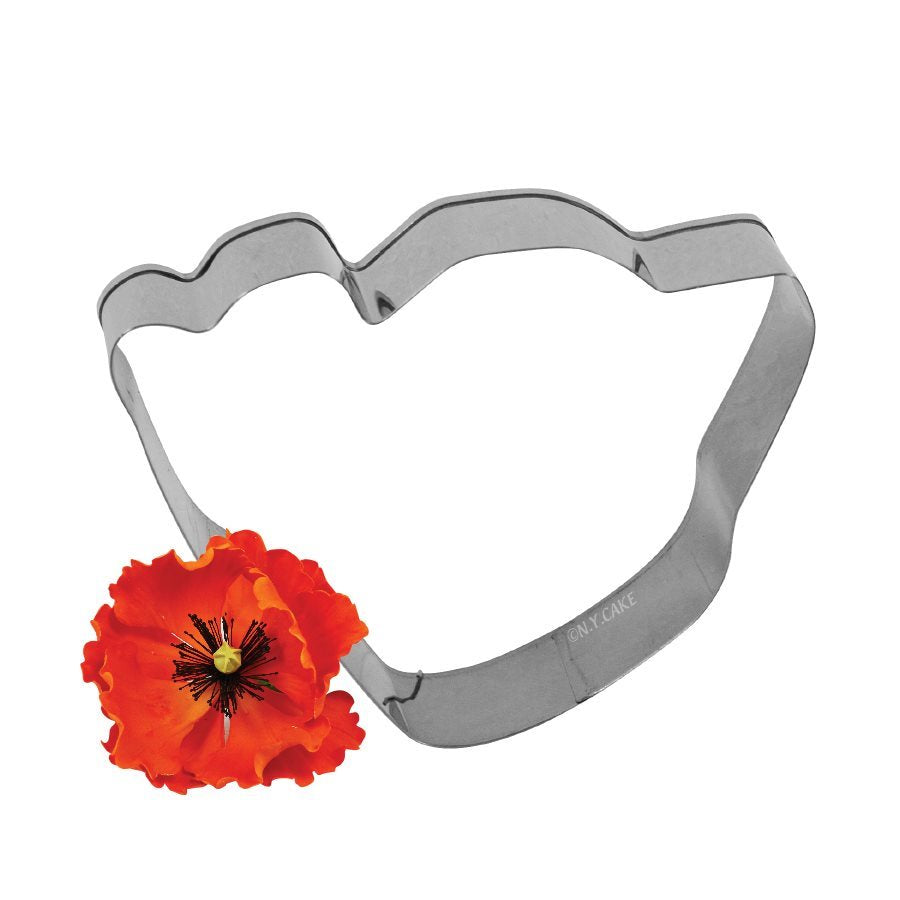 California Poppy Petal Cutter by James Rosselle — NYCake.com
