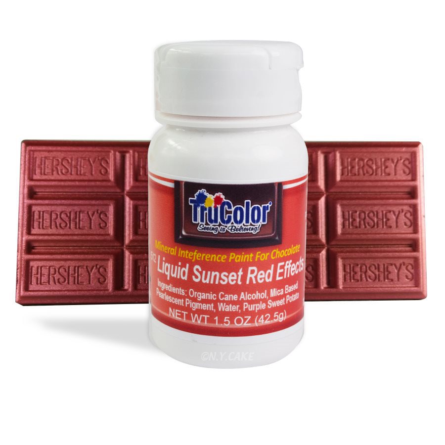 Sunset Red Liquid Effects Natural Food Color By TruColor 1.5 Ounce ...