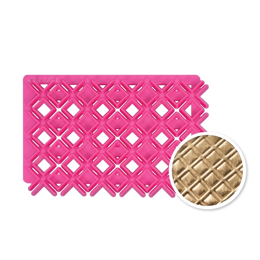 Double Diamond Embosser — NYCake.com