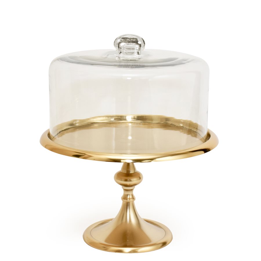 10 1/2" Gold Classic Cake Stand by NY Cake — NYCake.com