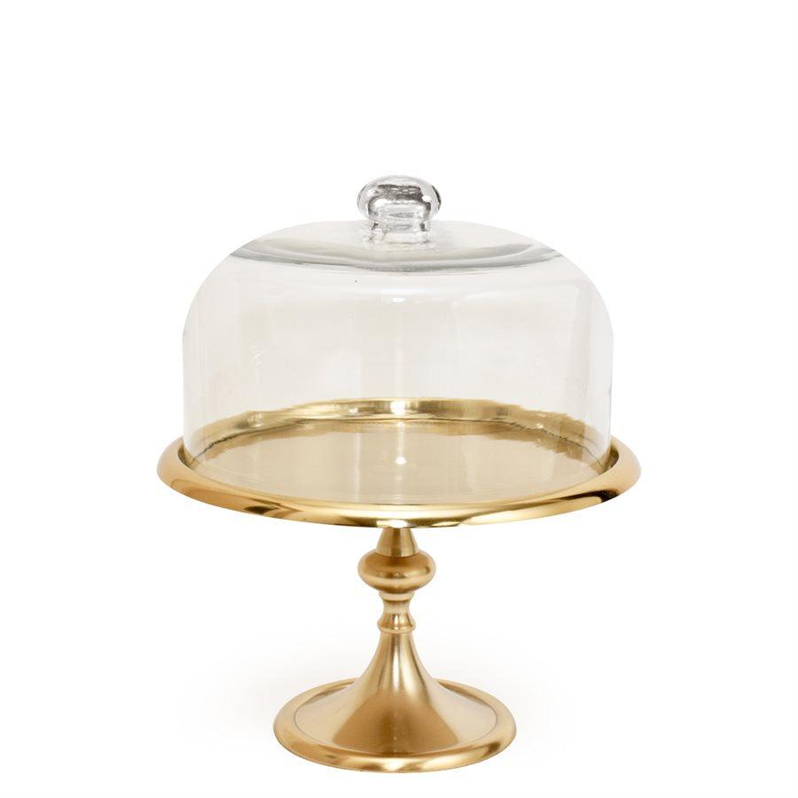 8" Gold Classic Cake Stand by NY Cake — NYCake.com