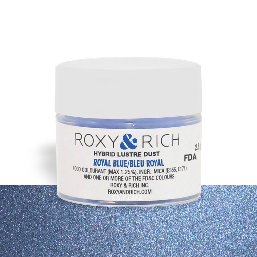 Royal Blue Edible Luster Dust By Roxy Rich 2.5 gram — NYCake.com
