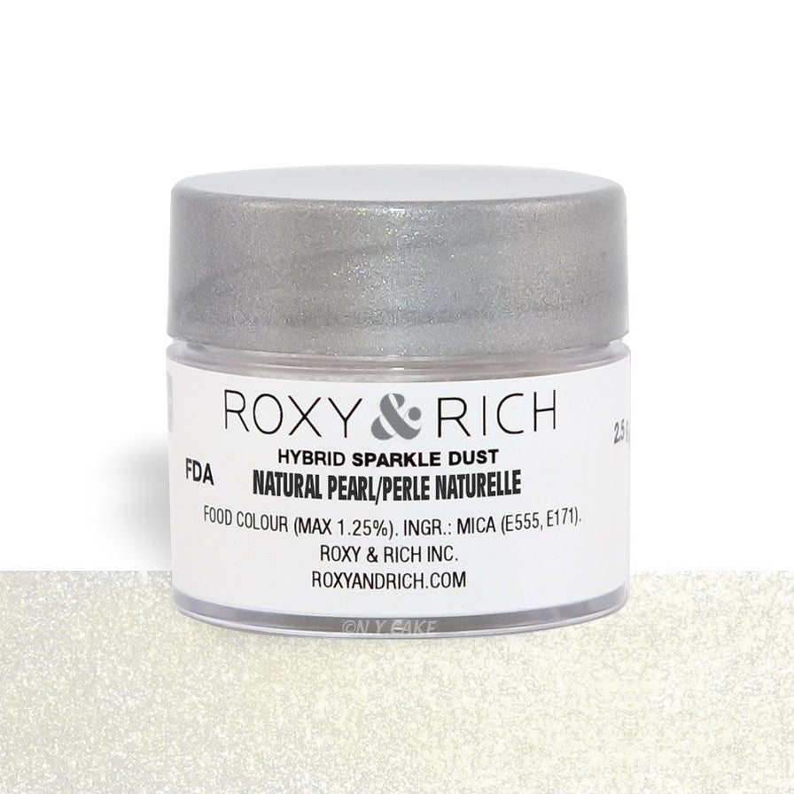 Natural Pearl Edible Hybrid Sparkle Dust By Roxy Rich 2.5 gram — NYCake.com