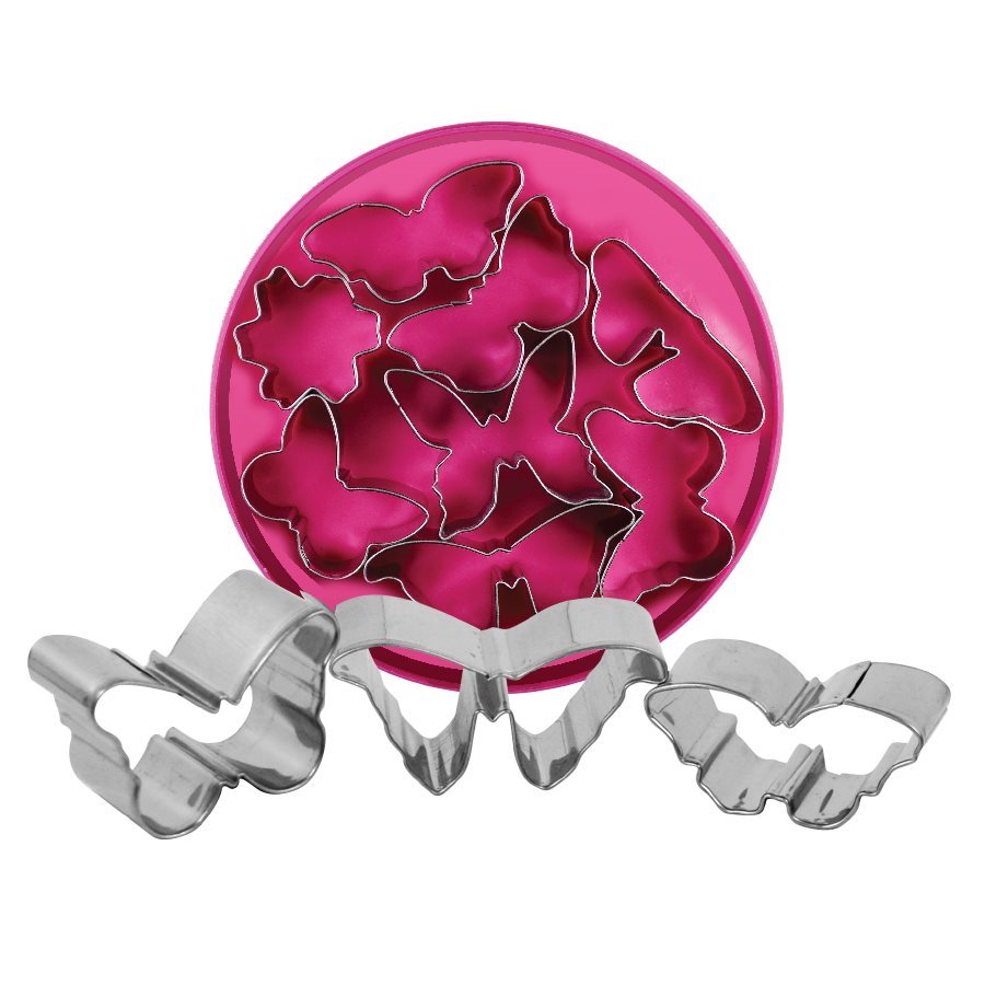Butterfly Cutter Set Stainless Steel — NYCake.com