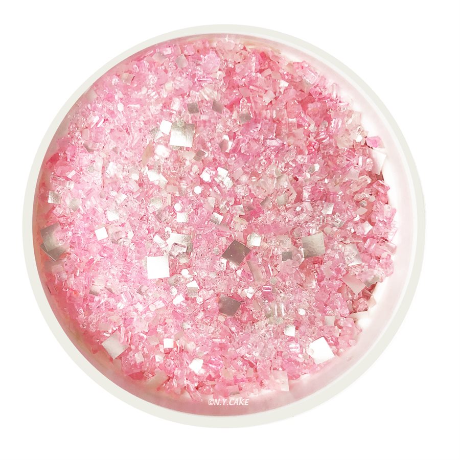 Light Pink Blinged Out Glittery Sugar 3 Ounces — NYCake.com