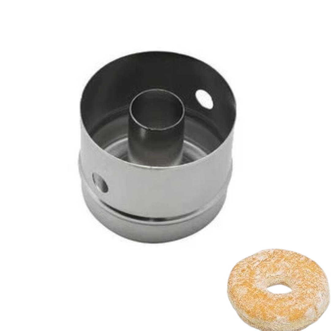 3 Inch x 2 1/2 Inch Round Cookie Doughnut Cutter Stainless Steel ...