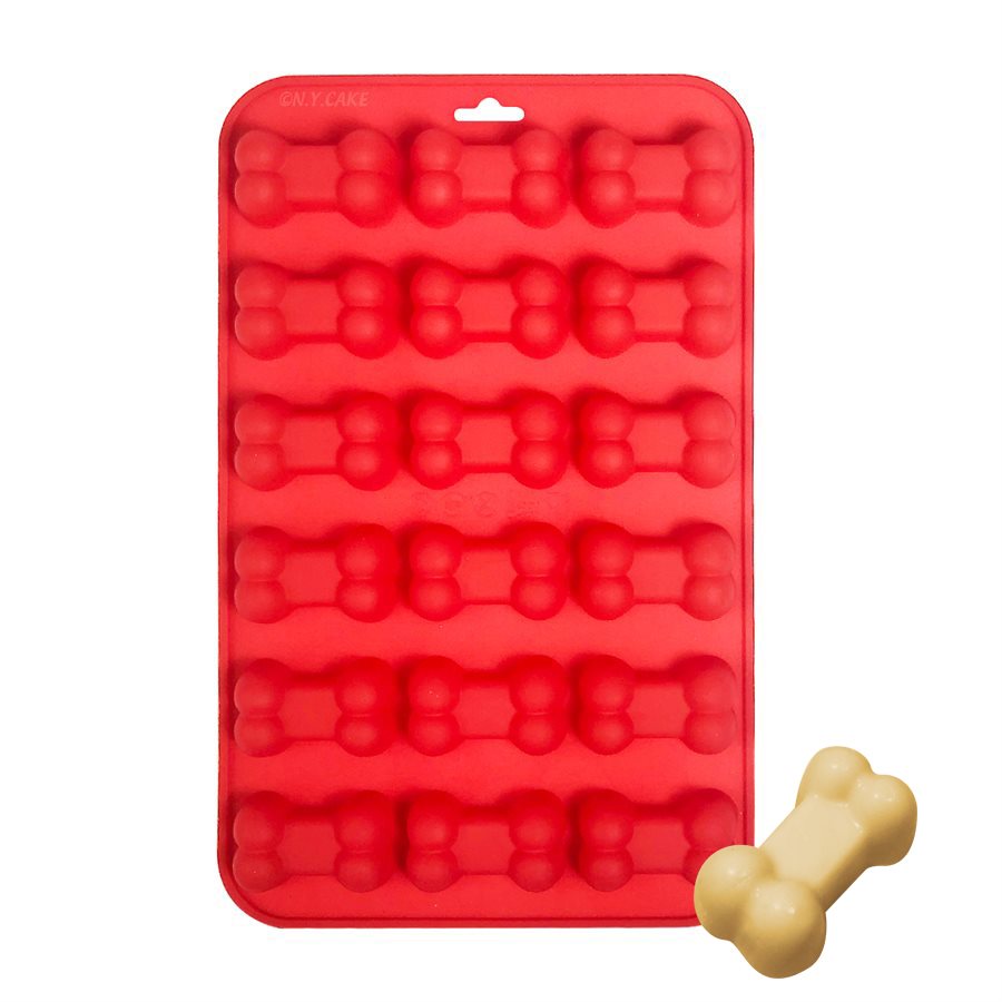 Mini Bone Shape Silicone Mold 18 Cavity — NYCake.com