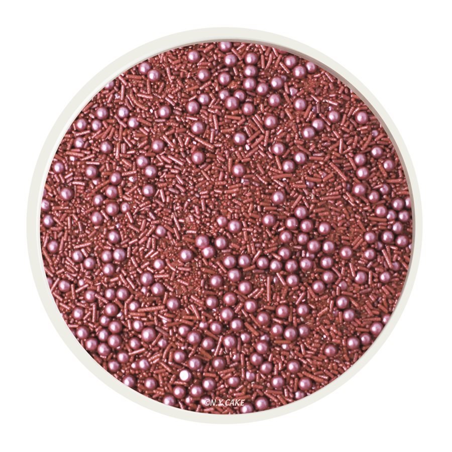 Burgundy Sprinkle Mix 4 Oz — NYCake.com